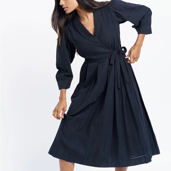 World of crow | Dresses | World Of Crow Iconic Wraparound Midi Dress ...